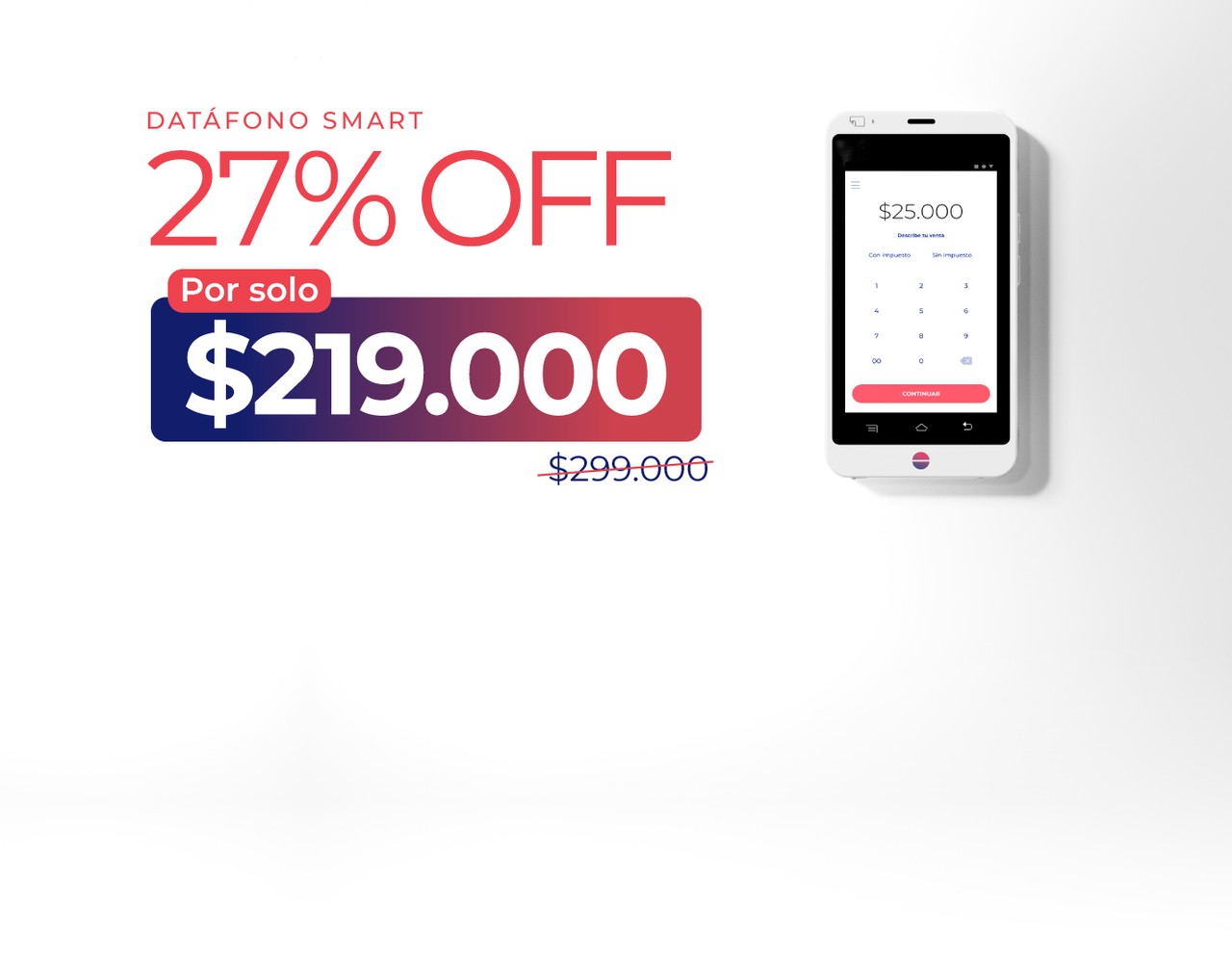 Datáfono Portátil Bold Smart | Bold