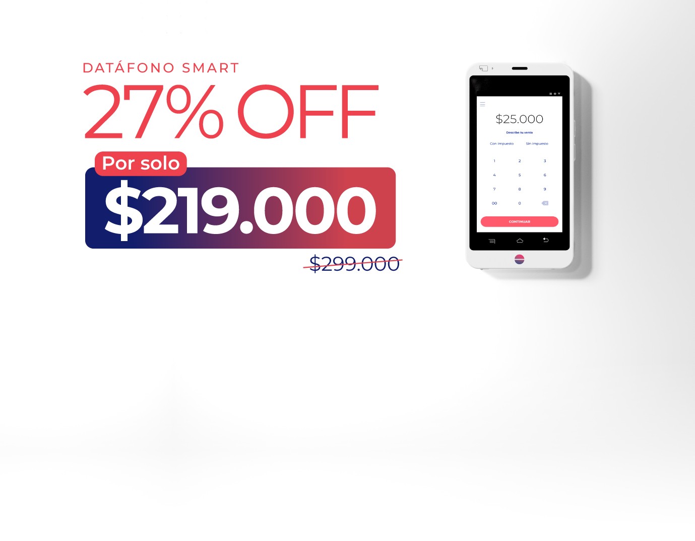 Datáfono Portátil Bold Smart | Bold